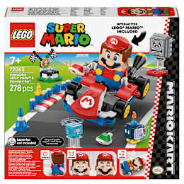 LEGO® Super Mario Mario Kart – Interaktiver LEGO® Mario & Standard-Kart ...