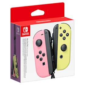 Nintendo Switch Pastel Pink Joy-Con (L) and Pastel Yellow Joy-Con (R ...