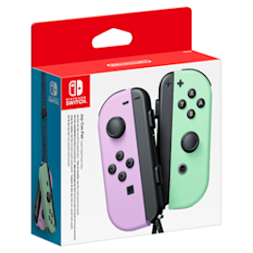 Nintendo Switch Pastel Purple Joy-Con (L) and Pastel Green Joy-Con (R) Controller Set - My ...
