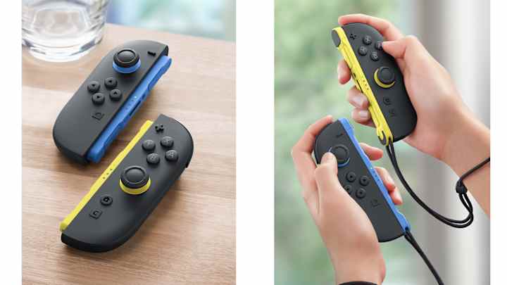 Joy-Con 2 Pair Blue/Light Yellow - Nintendo Store