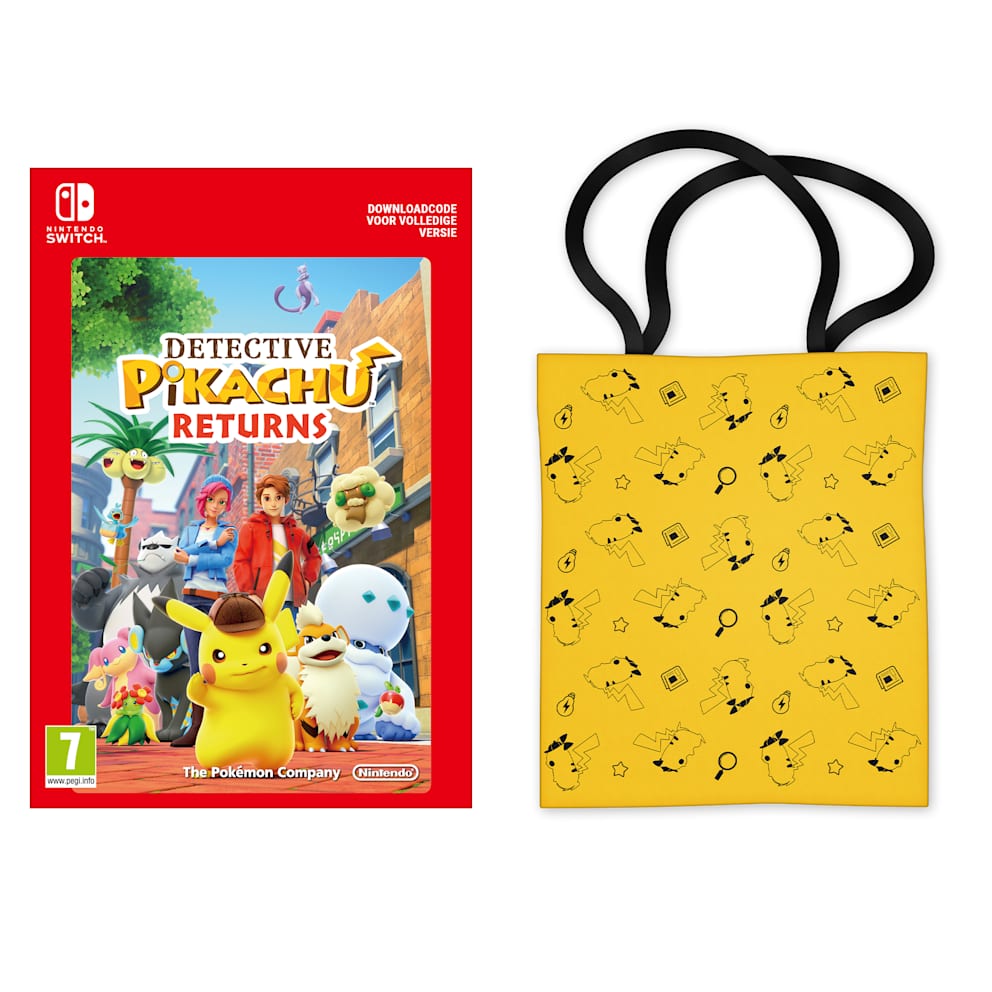 Detective Pikachu Returns + draagtas - Nintendo Store