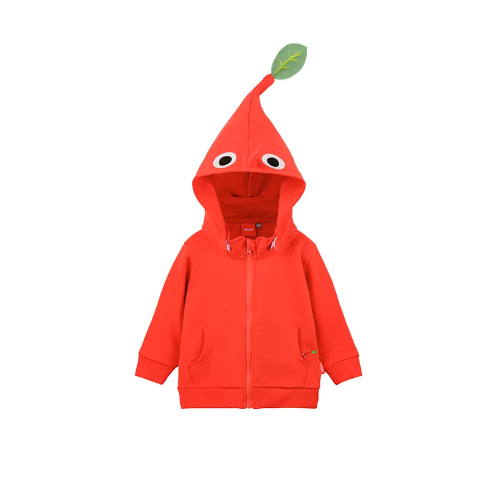Sudadera con capucha de Pikmin rojo (infantil) - Nintendo Store