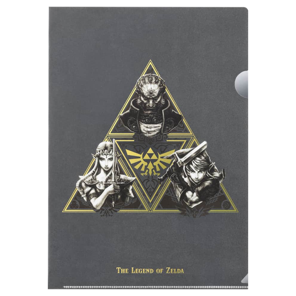 The Legend of Zelda Triforce A4 Clear Folder - My Nintendo Store
