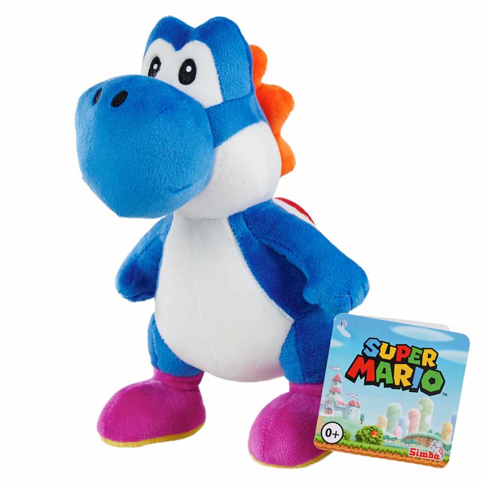 Peluche di Yoshi blu – Super Mario - Nintendo Store