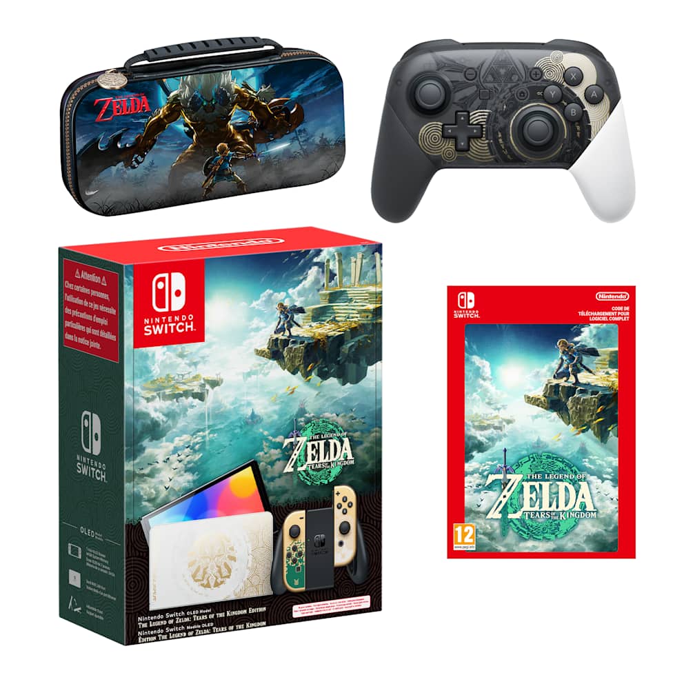 Méga pack Nintendo Switch – Modèle OLED édition The Legend of Zelda ...