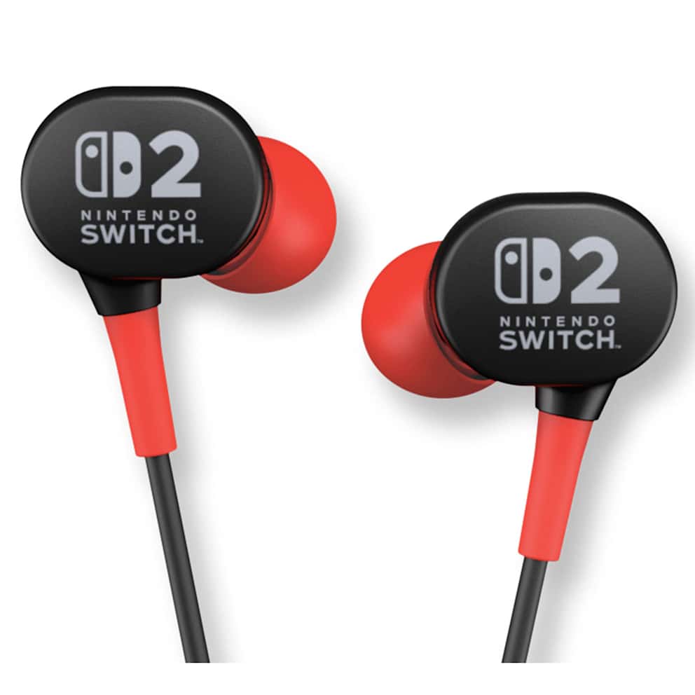 Wired Earbuds for Nintendo Switch 2 – Black - My Nintendo Store