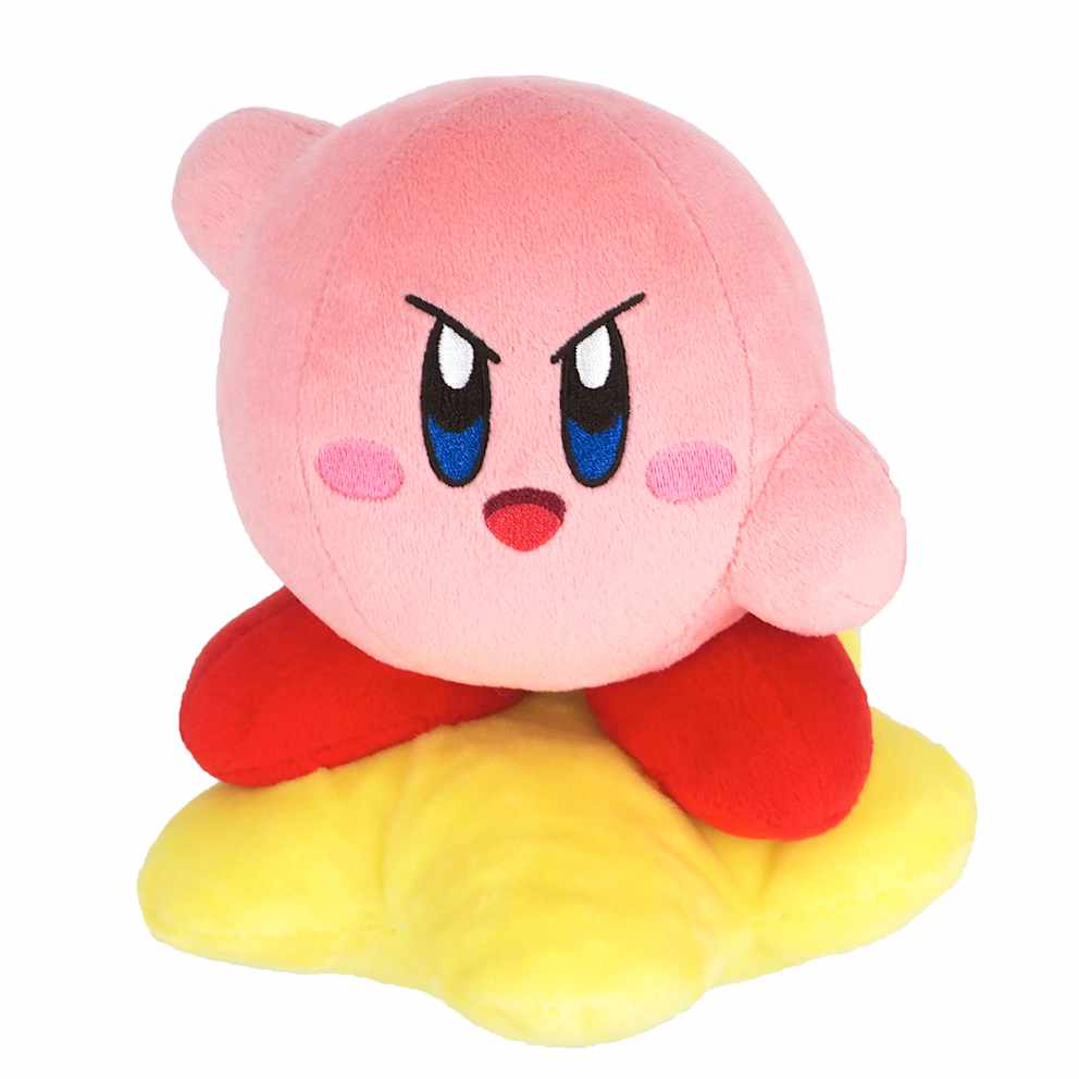 Peluche de Kirby montado en una estrella remolque - Nintendo Store