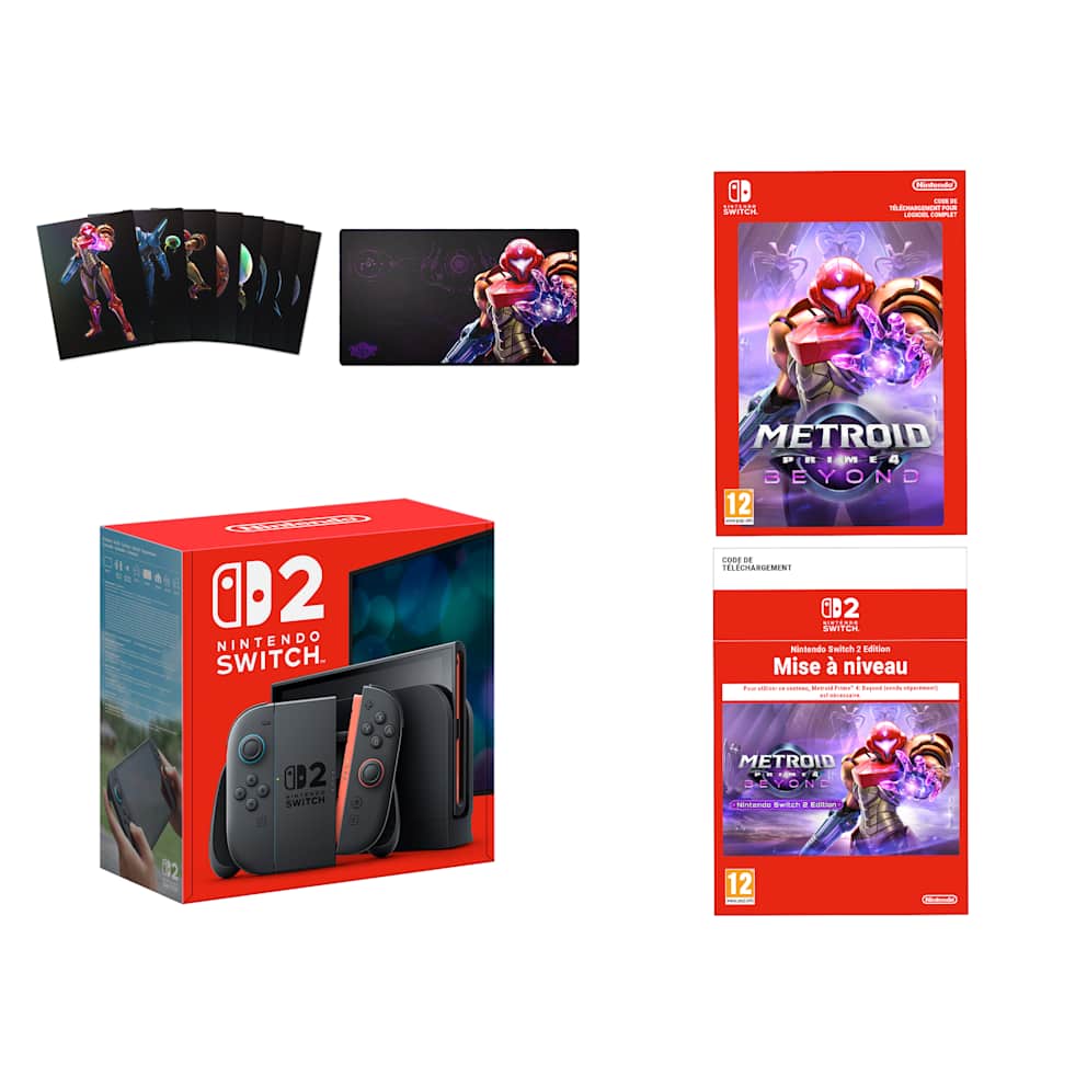 Nintendo Switch 2 + Metroid Prime 4: Beyond – Nintendo Switch 2 Edition – Pack « Puissance ...