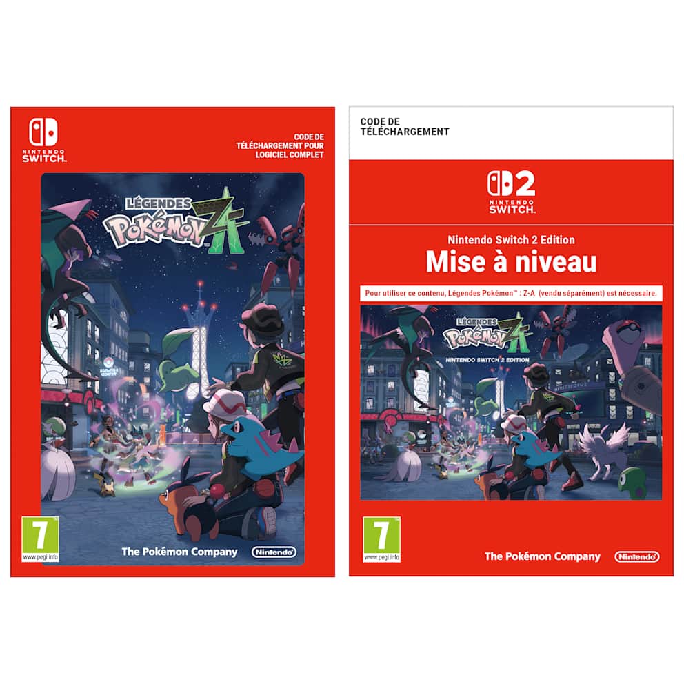 Légendes Pokémon : Z-A + Légendes Pokémon : Z-A – Mise à niveau Nintendo Switch 2 Edition - My ...