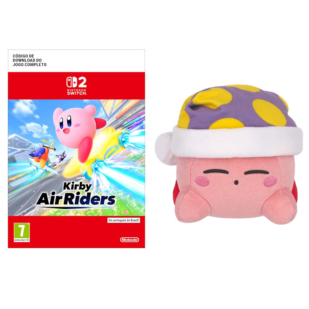 Conjunto Kirby Air Riders Dorminhoco - Nintendo Store