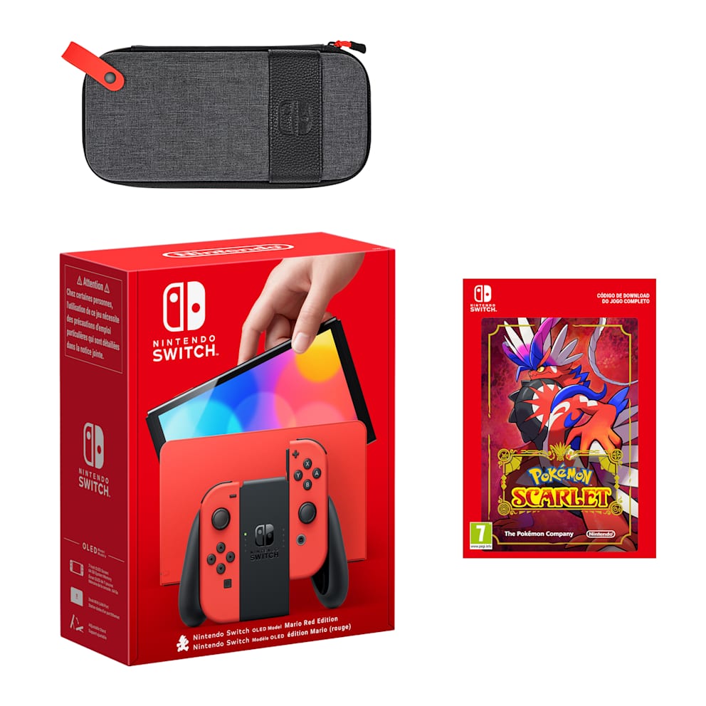 Conjunto Nintendo Switch – Modelo OLED vermelha (edição Mario ...