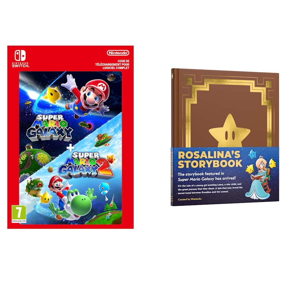 Super Mario Galaxy + Super Mario Galaxy 2 + Livre d'histoires d ...
