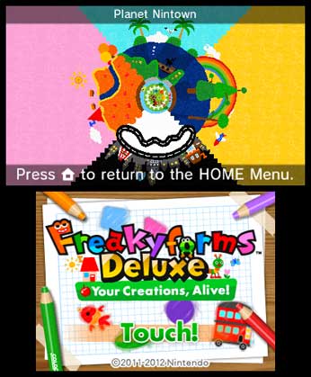 Freakyforms Deluxe: Your Creations, Alive! - Nintendo 3DS - Games ...