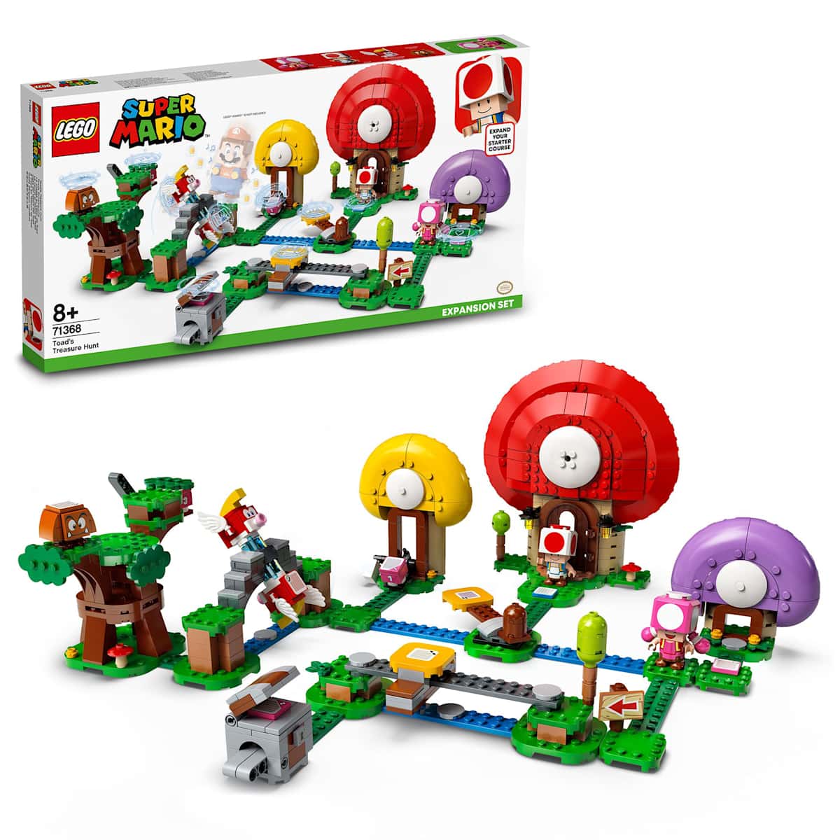 LEGO® Super Mario - Set de Expansão - A Caça ao Tesouro de Toad (71368 ...