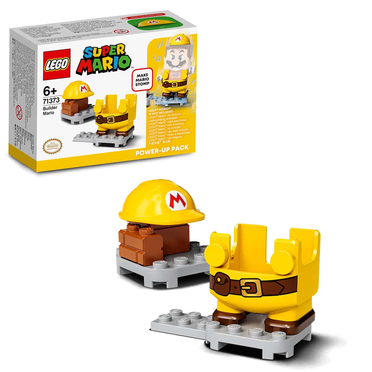 LEGO® Super Mario - Power-uppakket: Bouw-Mario (71373) - Nintendo Store