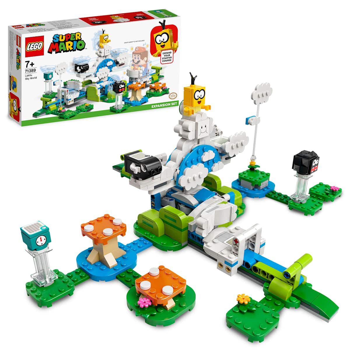 LEGO® Super Mario - Uitbreidingsset: Lakitu's wolkenwereld (71389 ...