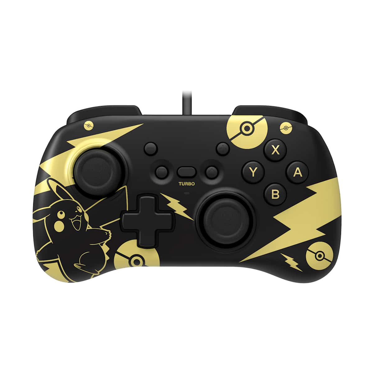 Mini Wired Controller (Pikachu Black / Gold) - Nintendo Store