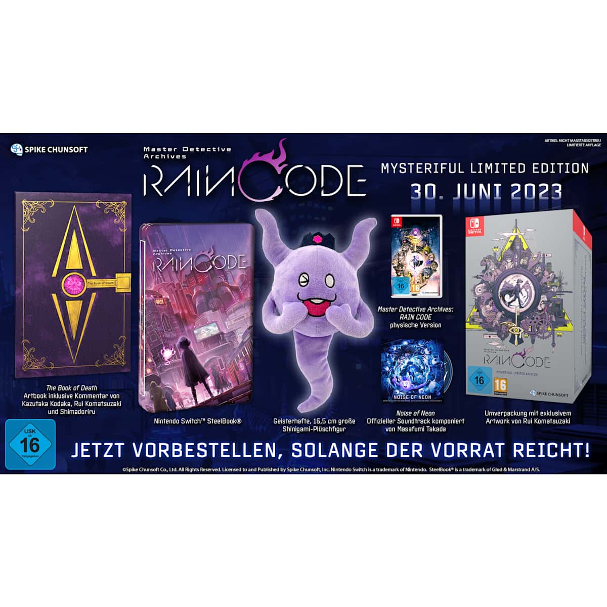 Master Detective Archives: RAIN CODE Mysteriful Limited Edition ...