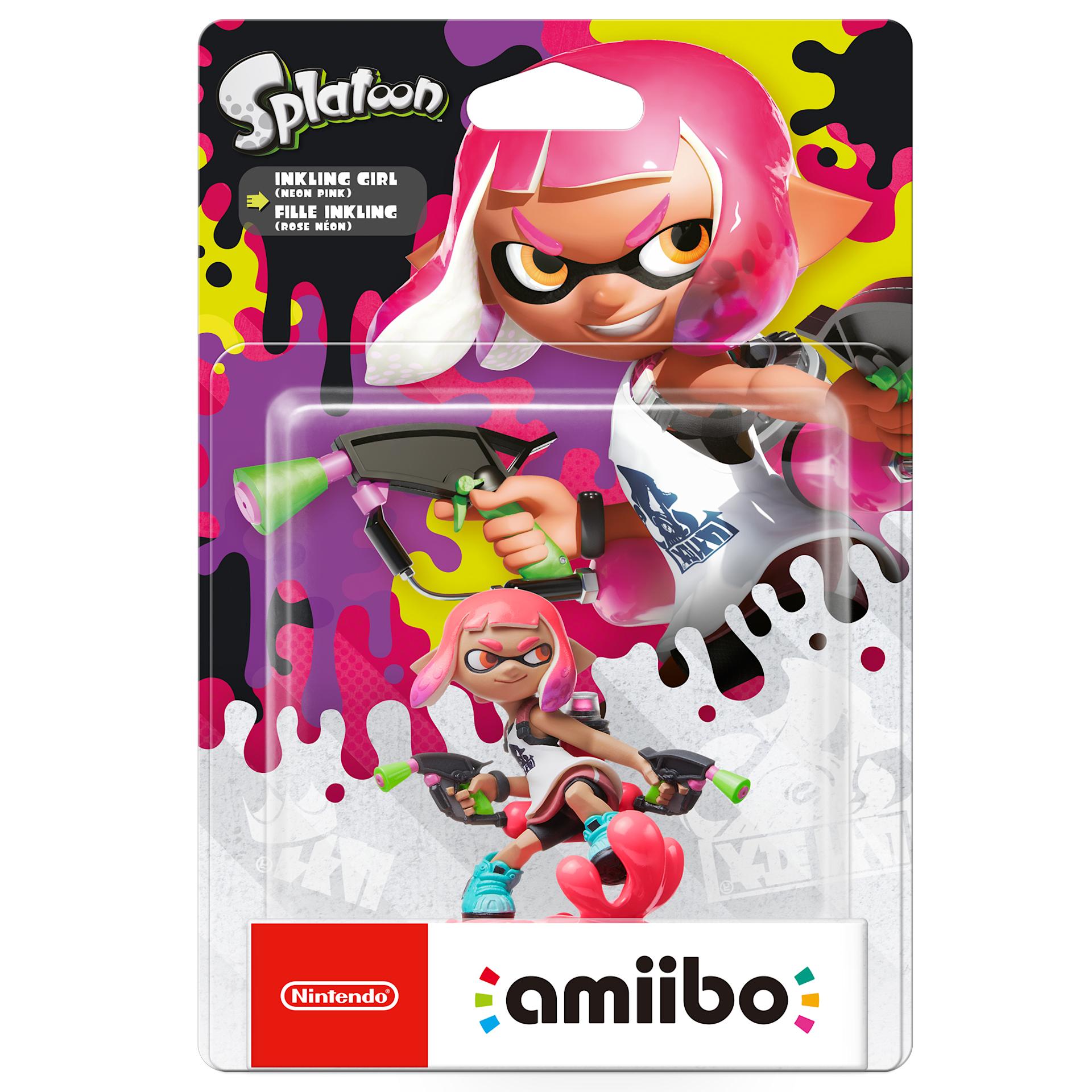 amiibo Ragazza Inkling (rosa neon) (Splatoon Collection) - My Nintendo Store