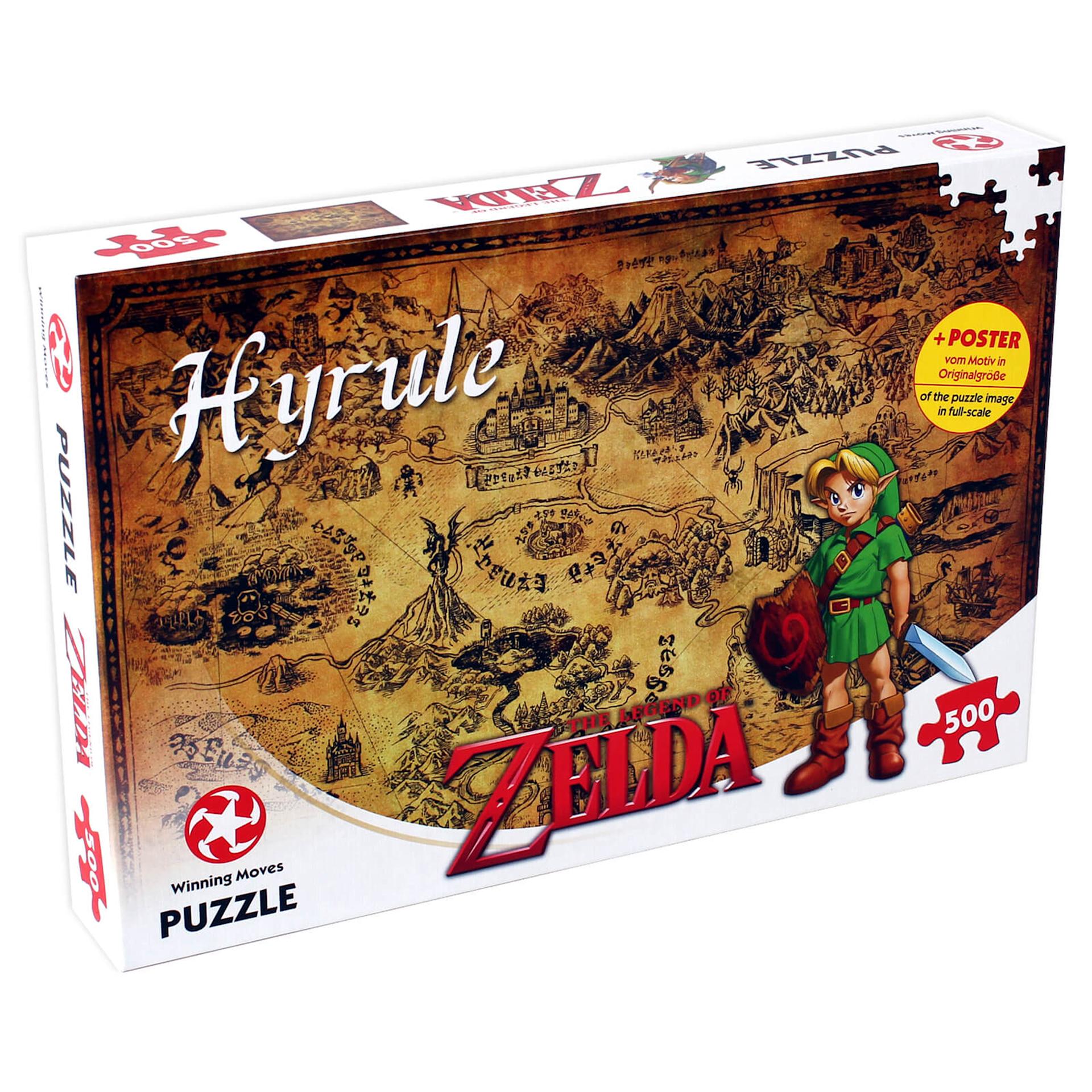 The Legend of Zelda - Hyrule Jigsaw (500 Pieces) - My Nintendo Store