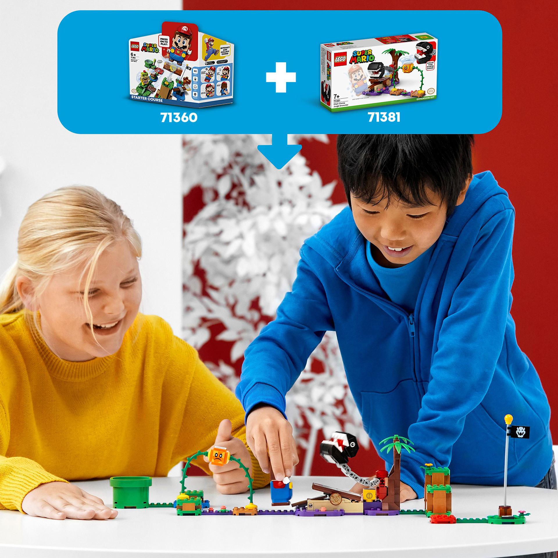 LEGO Super Mario Chain Chomp Jungle Encounter Expansion Set (71381 ...