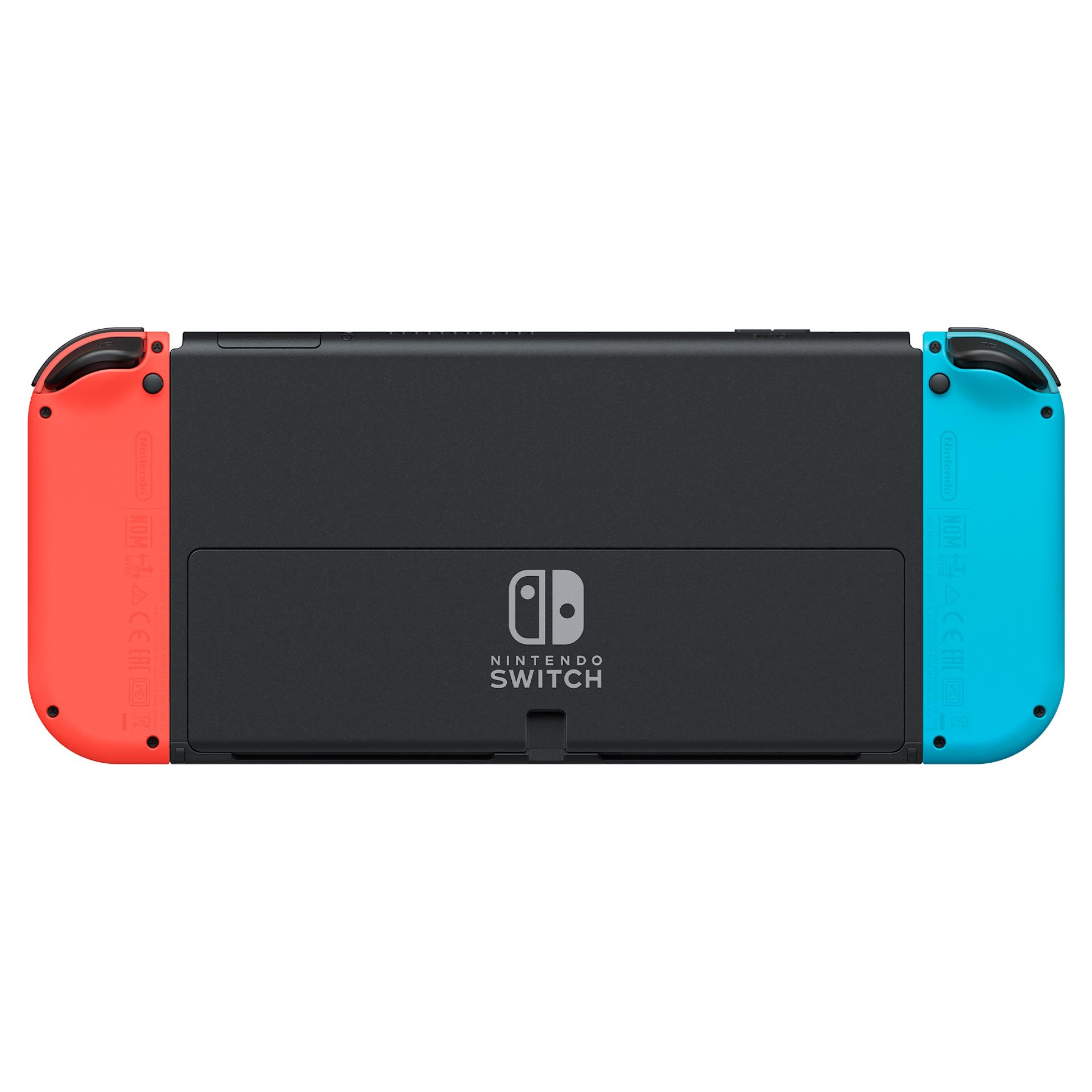Conjunto Nintendo Switch Modelo Oled Azul Neón Vermelho Neón Mario
