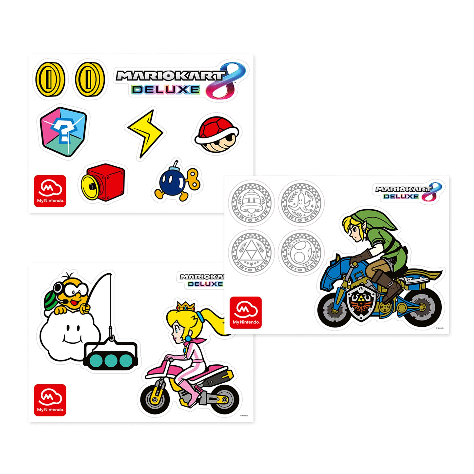 Mario Kart 8 Deluxe Window Stickers (Set 3) - My Nintendo Store