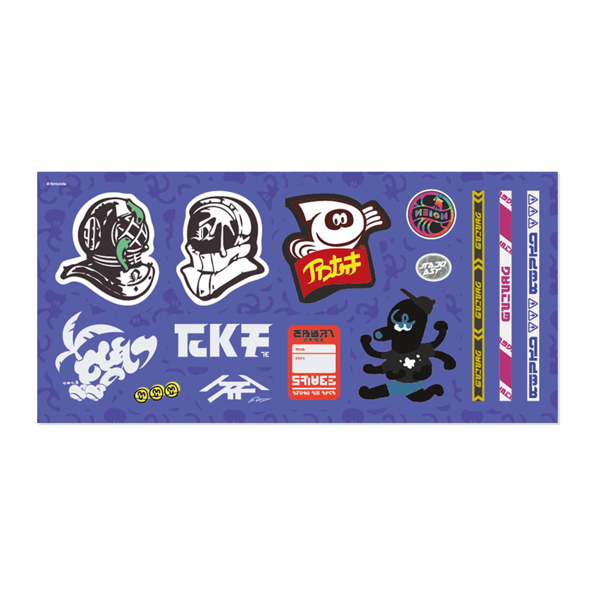 Splatoon 3 Sticker Set - My Nintendo Store