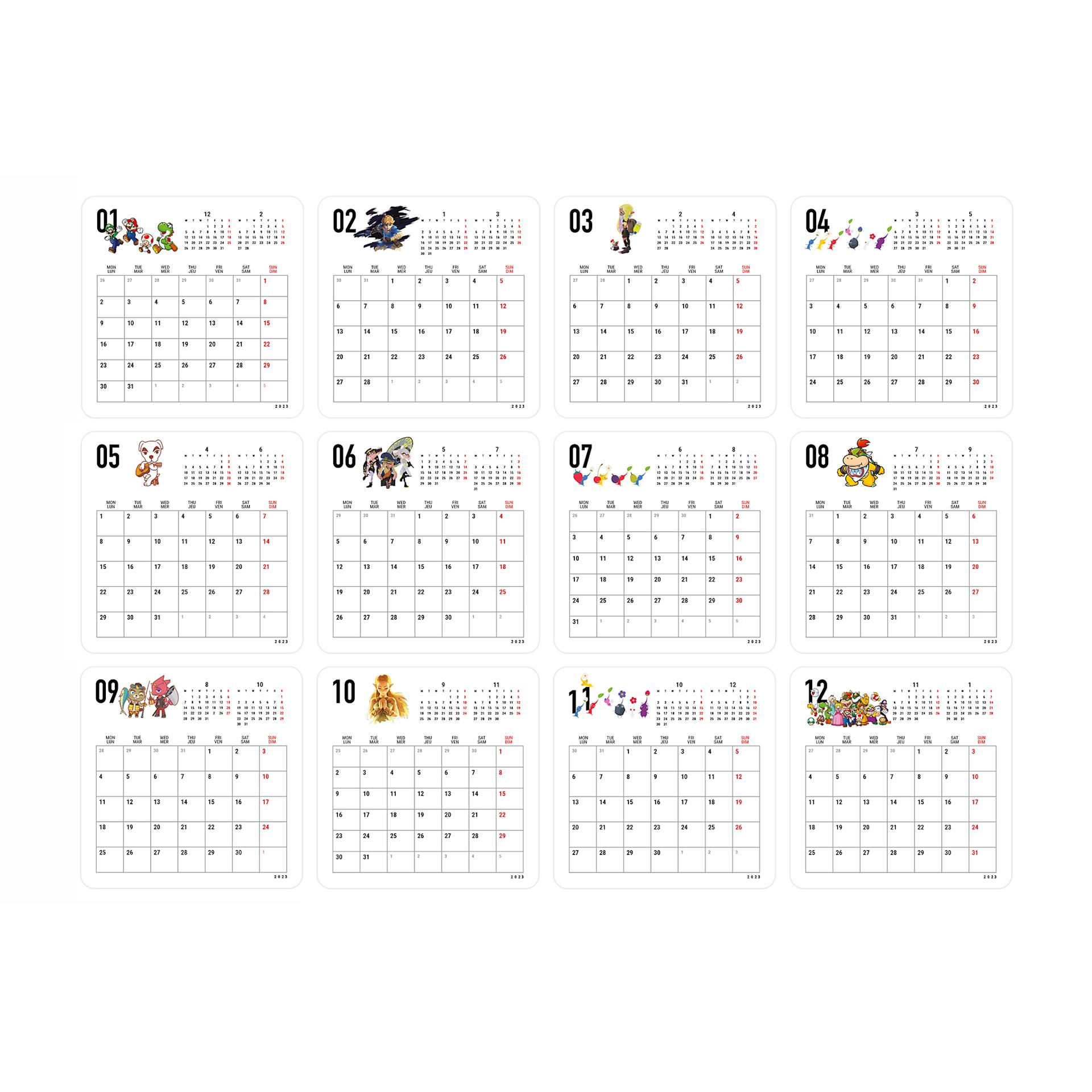 My Nintendo Calendar 2023 - My Nintendo Store