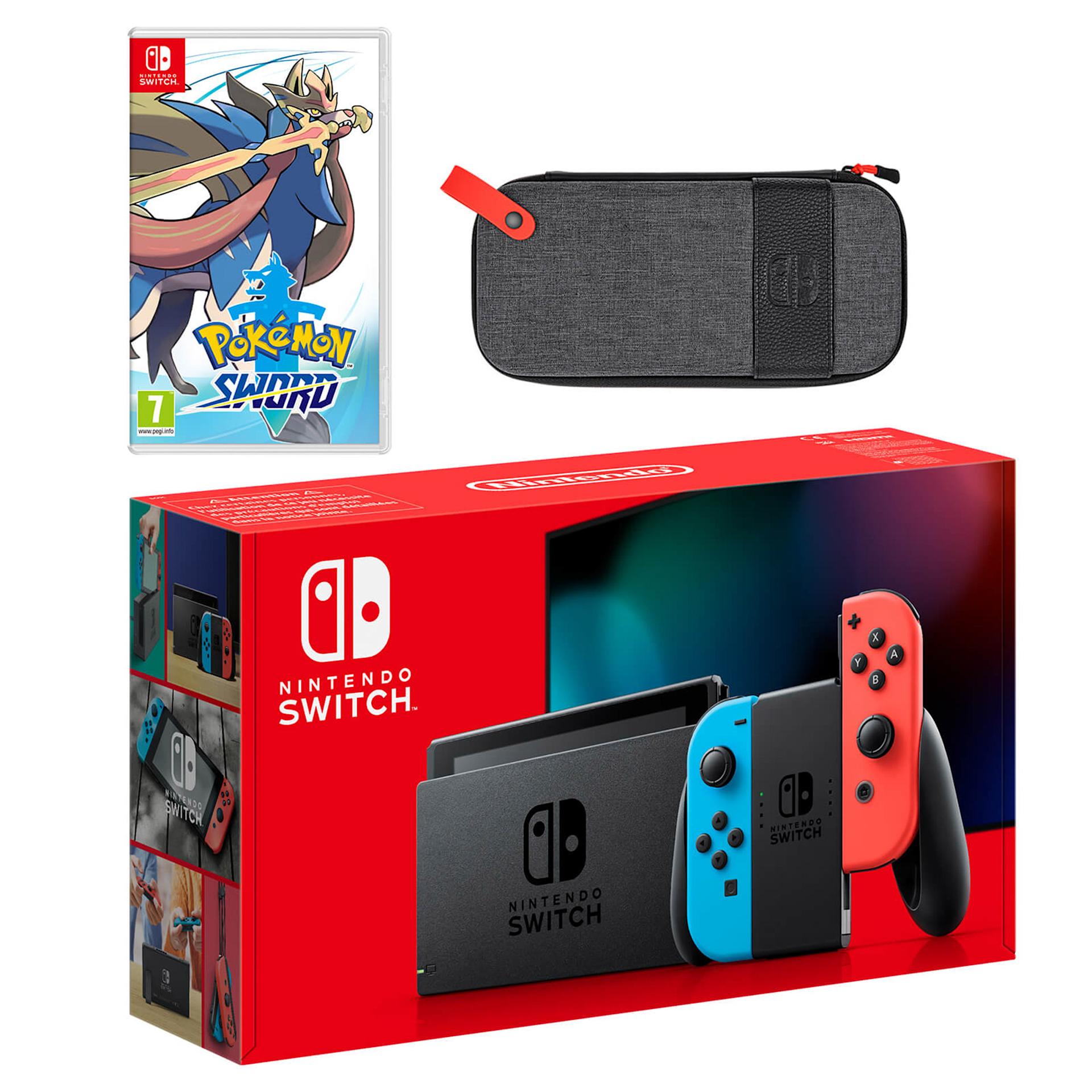 Nintendo Switch (Neon Blue/Neon Red) Pokémon Sword Pack - My Nintendo Store