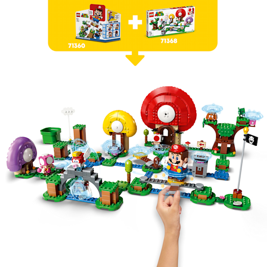 LEGO Super Mario Toad’s Treasure Hunt Expansion Set (71368) - My ...