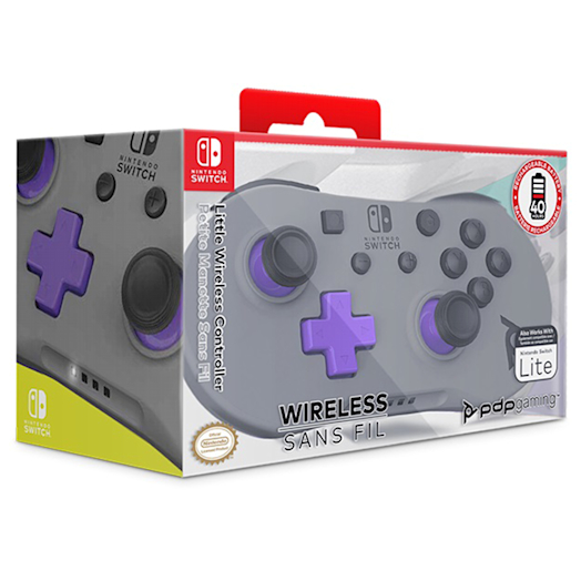 Nintendo Switch Mini Controller - Grey / Purple - My Nintendo Store