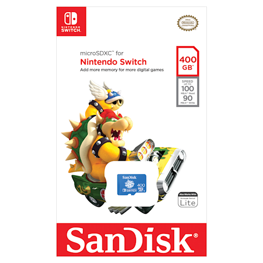 SanDisk microSDXC Card for Nintendo Switch - 400GB - My Nintendo Store