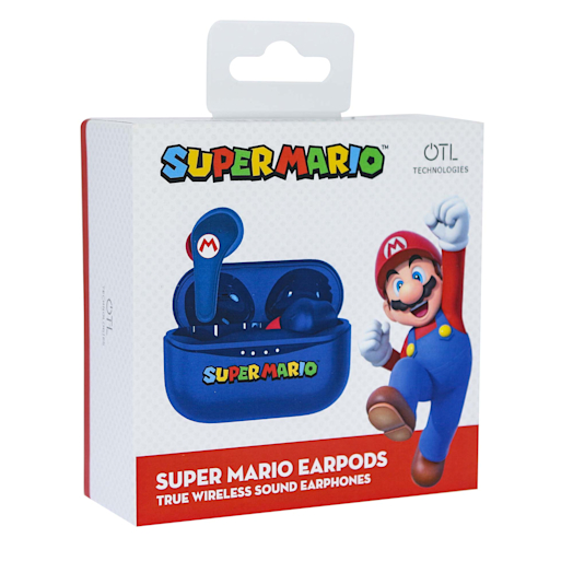 True Wireless Sound Earphones - Super Mario (Blue) - My Nintendo Store