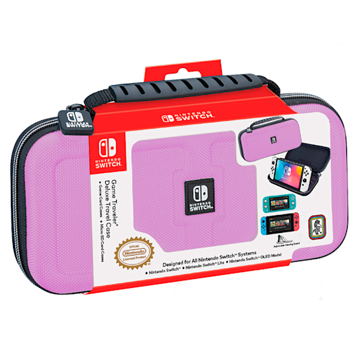 Pochette de transport deluxe pour Nintendo Switch (rose) - My Nintendo ...