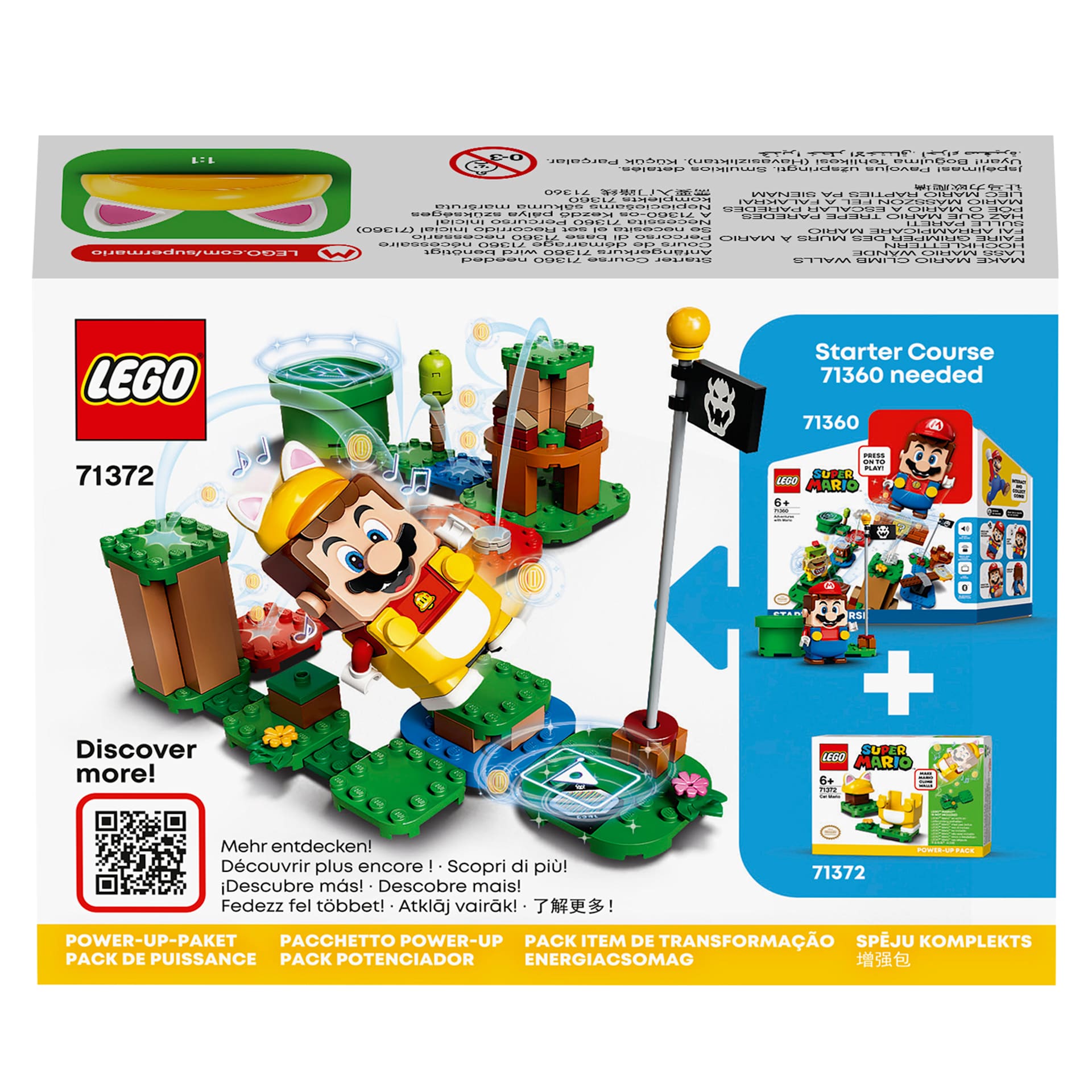 LEGO Super Mario Cat Mario Power-Up Pack (71372) - My Nintendo Store
