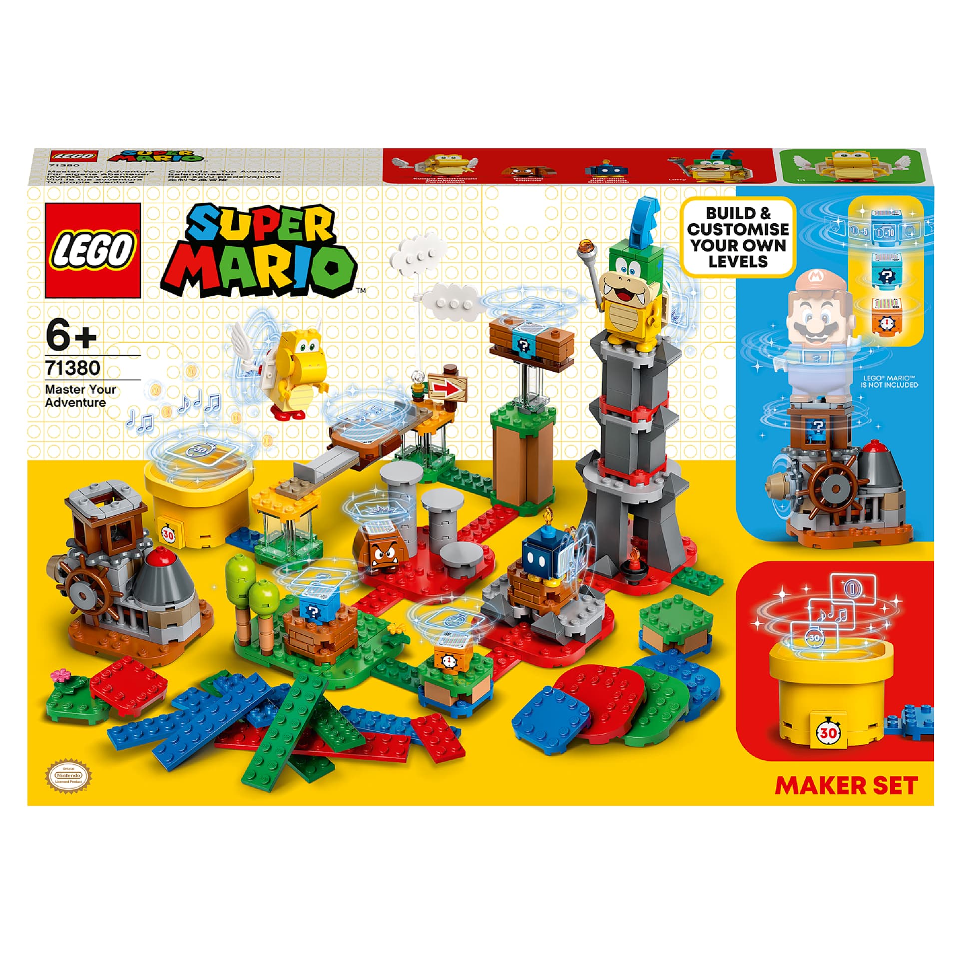 LEGO Super Mario Master Your Adventure Maker Set (71380) - My Nintendo ...