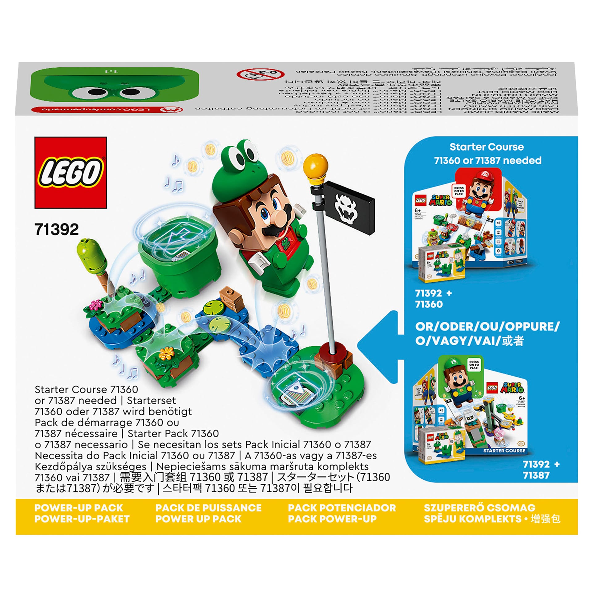 LEGO Super Mario Frog Mario Power-Up Pack (71392) - My Nintendo Store