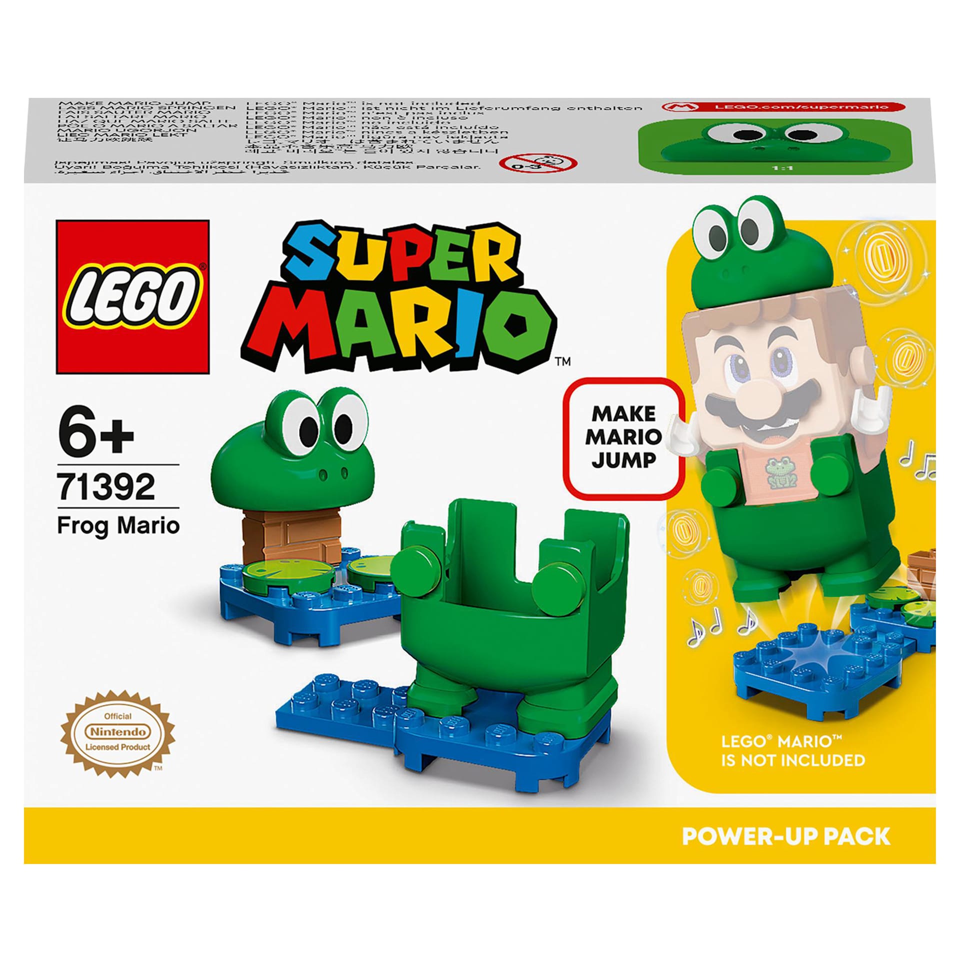LEGO Super Mario Frog Mario Power-Up Pack (71392) - My Nintendo Store