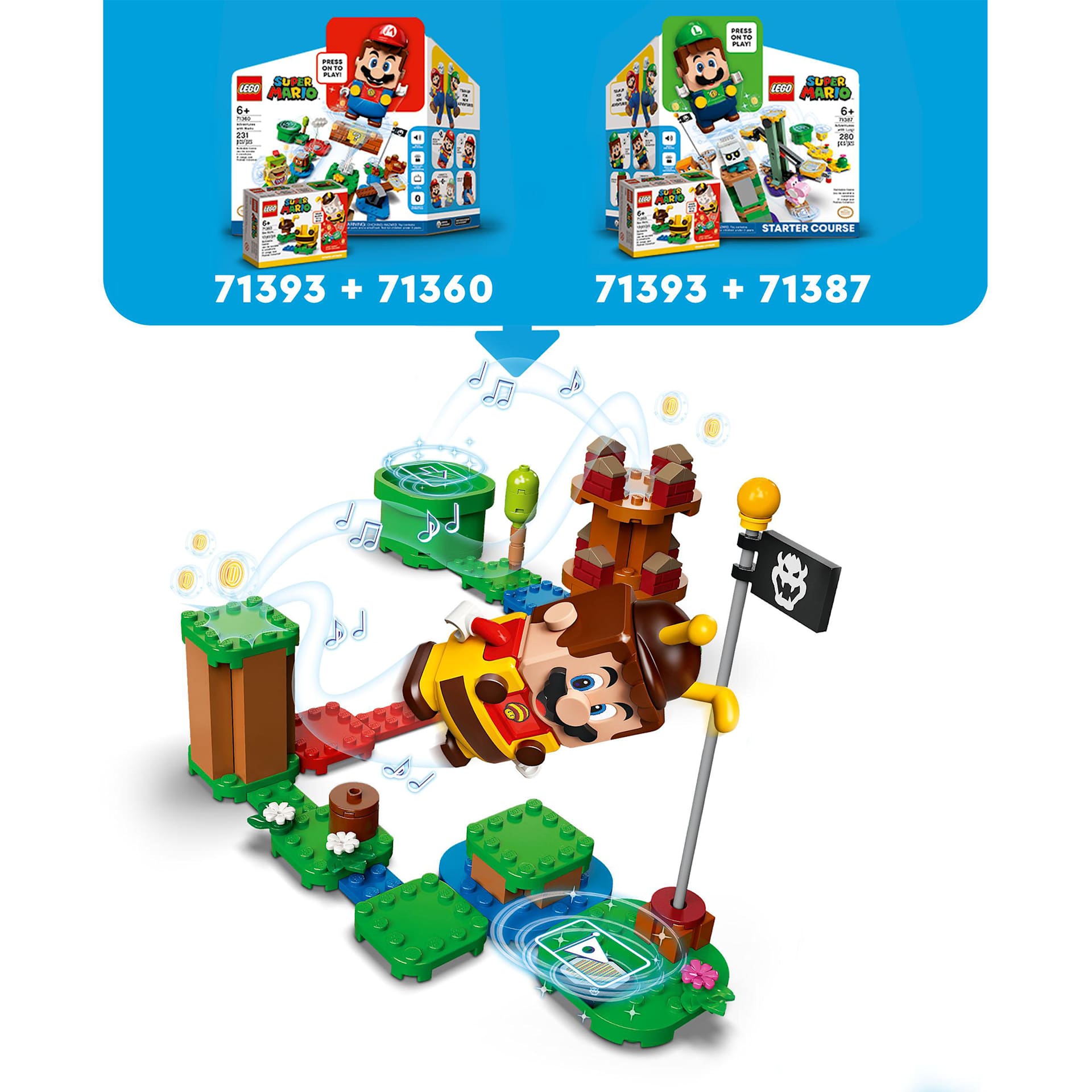 LEGO Super Mario Bee Mario Power-Up Pack (71393) - My Nintendo Store