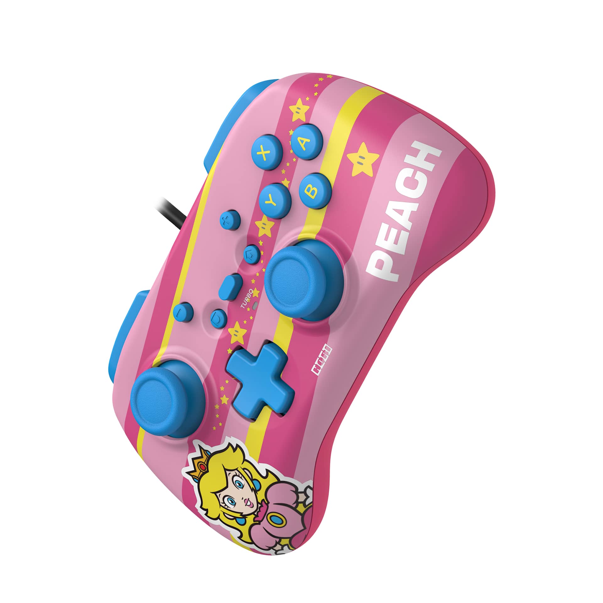 Super Mario Mini Wired Controller (Peach) - My Nintendo Store