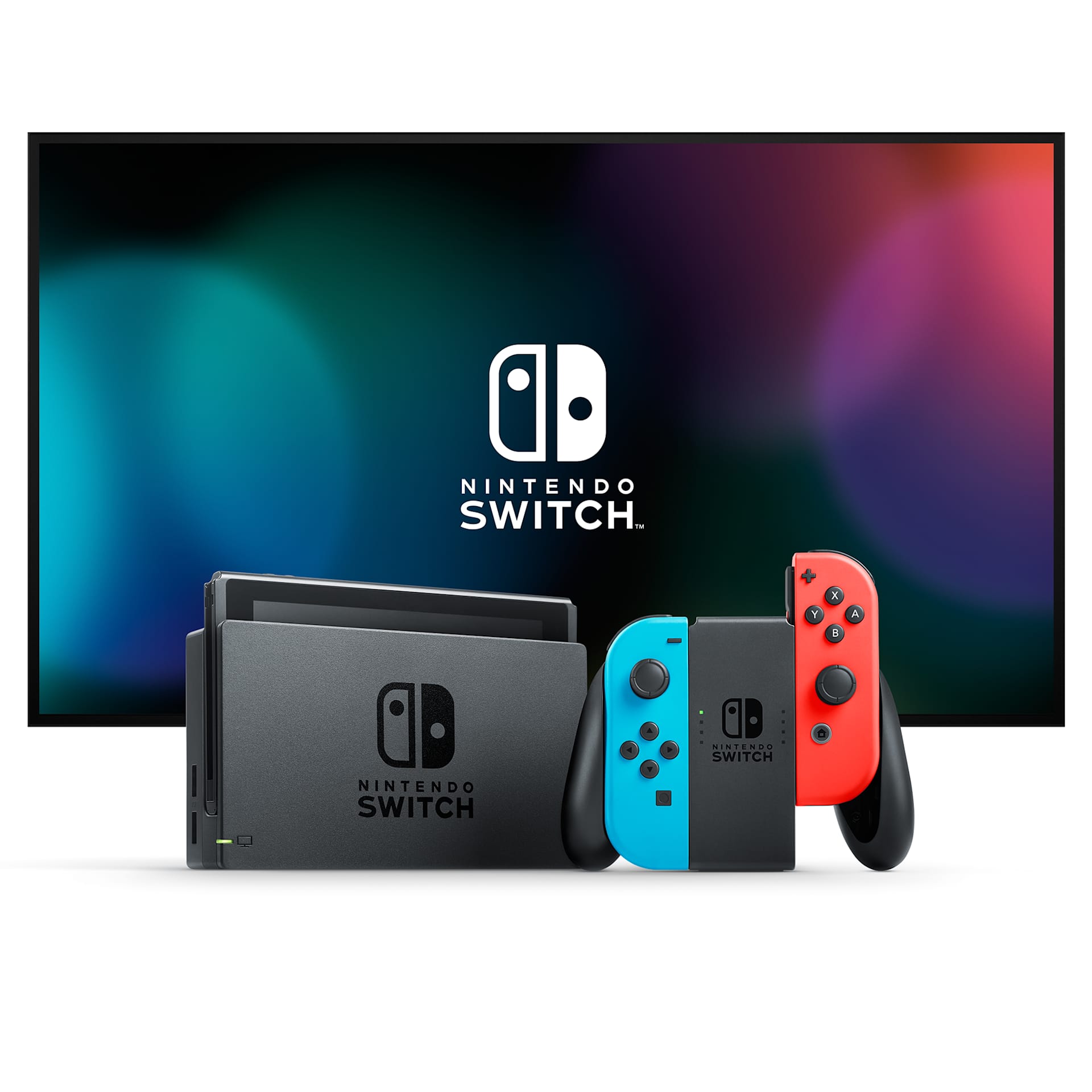 Nintendo Switch (Neon Blue/Neon Red) Super Smash Bros. Ultimate Pack ...