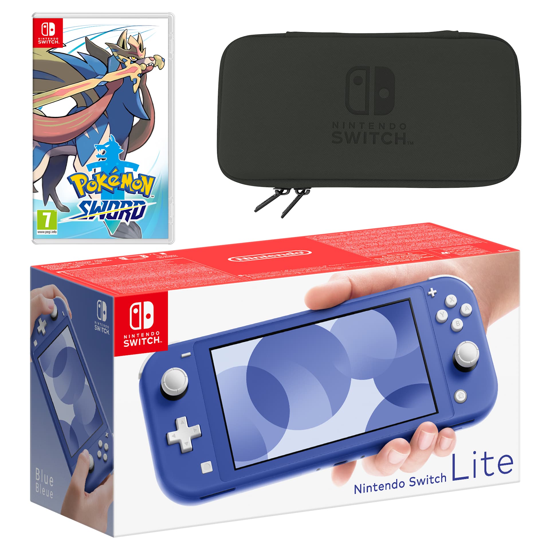 Nintendo Switch Lite (Blue) Pokémon Sword Pack - My Nintendo Store