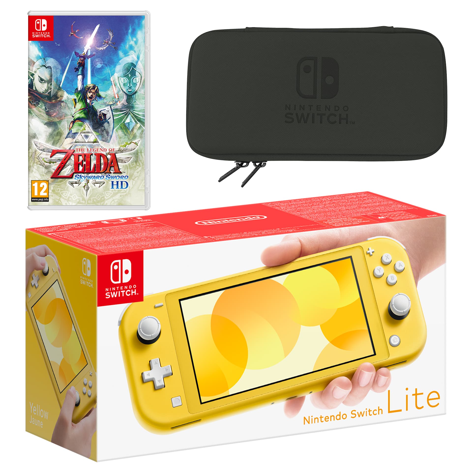 Nintendo Switch Lite (Yellow) The Legend of Zelda: Skyward Sword HD ...