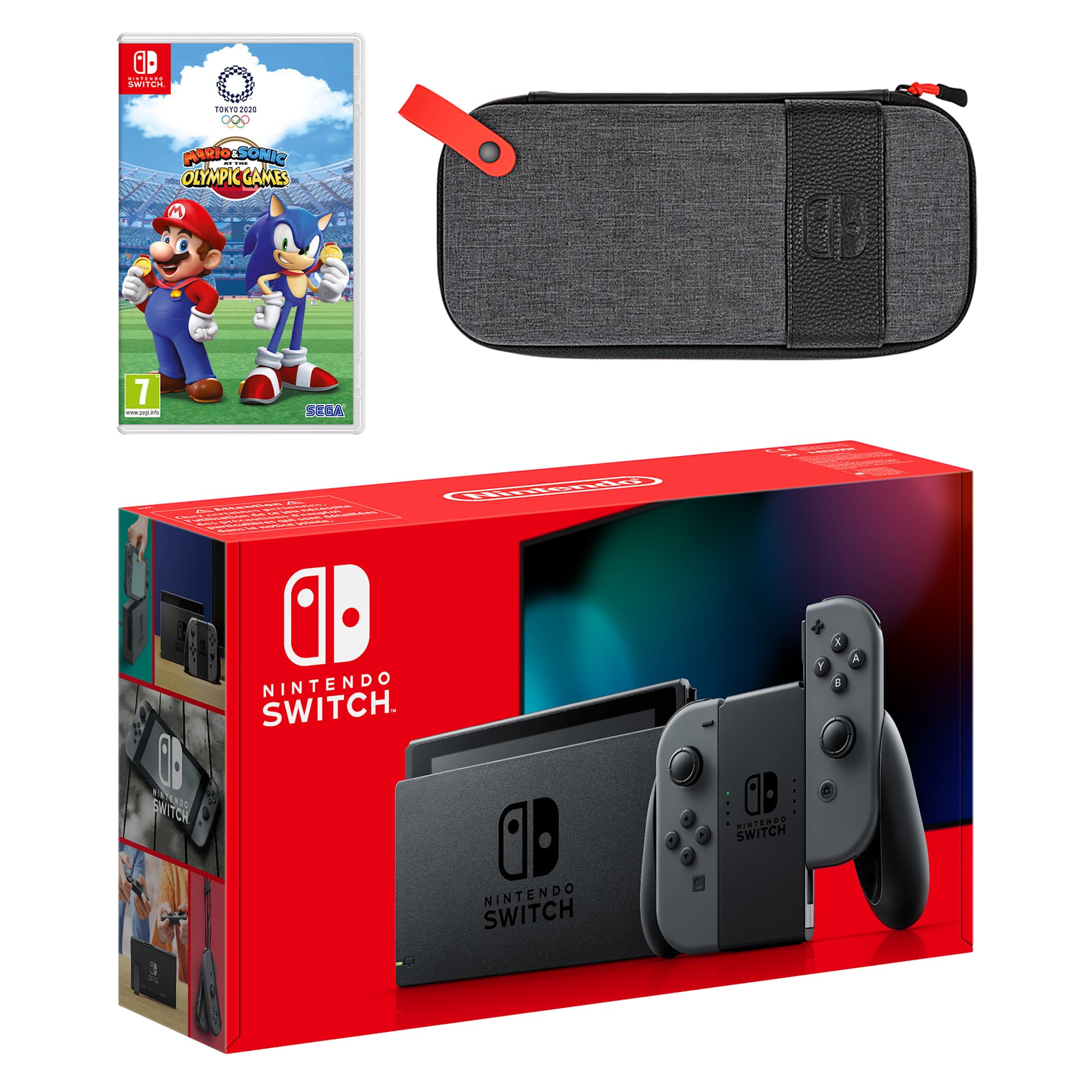 Nintendo Switch (Grey) Mario & Sonic at the Olympic Games Tokyo 2020 ...