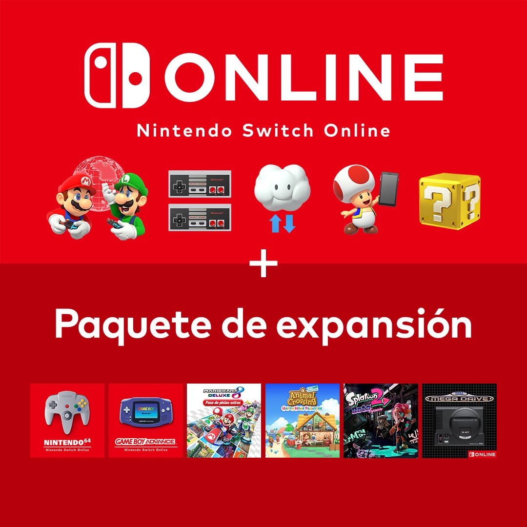 Suscripción a Nintendo Switch Online + Paquete de expansión - My ...