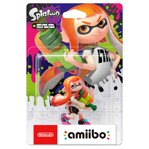 Amiibo de Inkling chica (colección Splatoon)