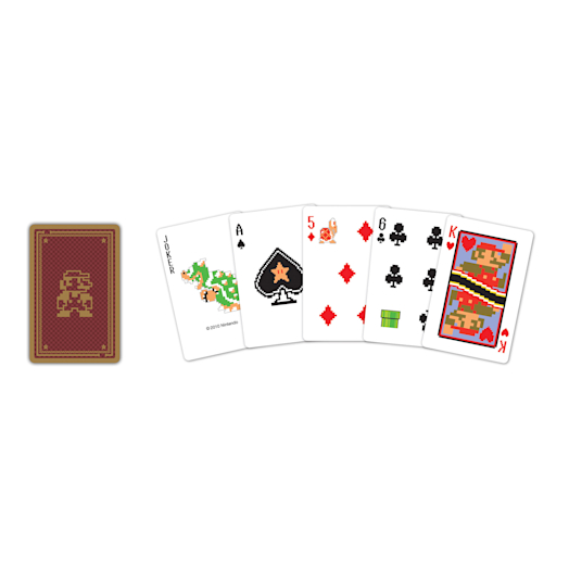 Mario Playing Cards (Pixel Art) - My Nintendo Store