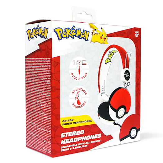 Teen Headphones (Wired) - Pokémon Pokéball - My Nintendo Store