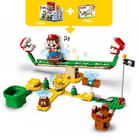 Ensemble d'extension La balance de la Plante Piranha LEGO® Super Mario ...